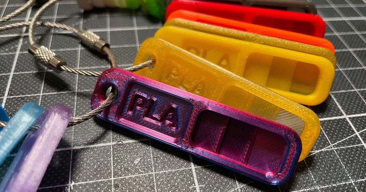 Minimal Filament Sample (PLA, ASA, PVB, PETG) by MSOHD | Download free ...