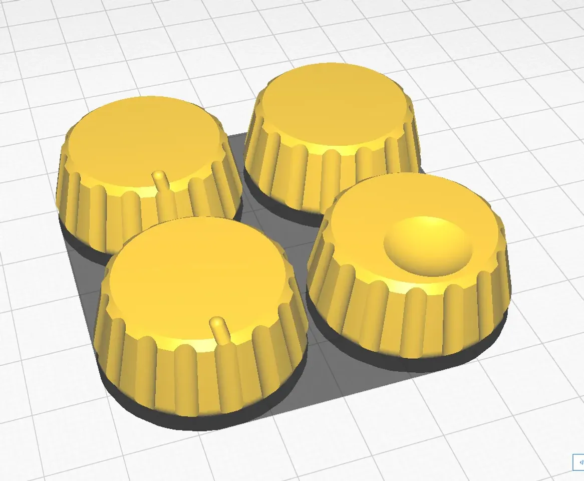 LCD Control Knob by fatihG | Download free STL model | Printables.com