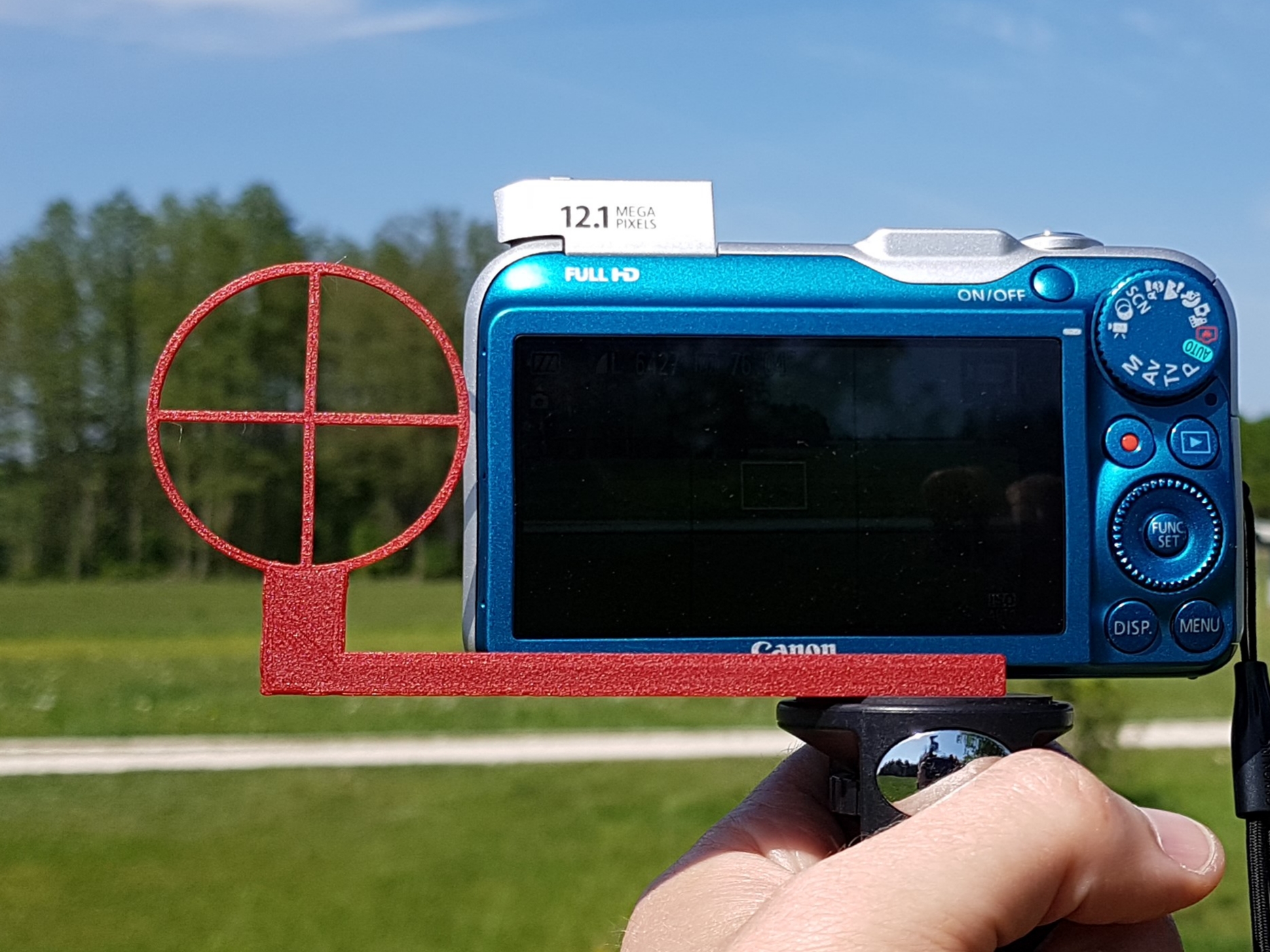 Crosshair viewfinder for filming fast moving objects by HD_Creator ...