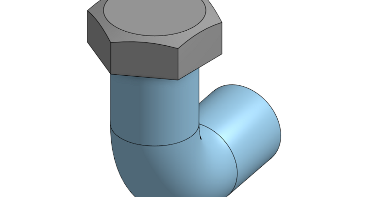 Screwed Up Elbow by Handy Handcrafts | Download free STL model | Printables.com