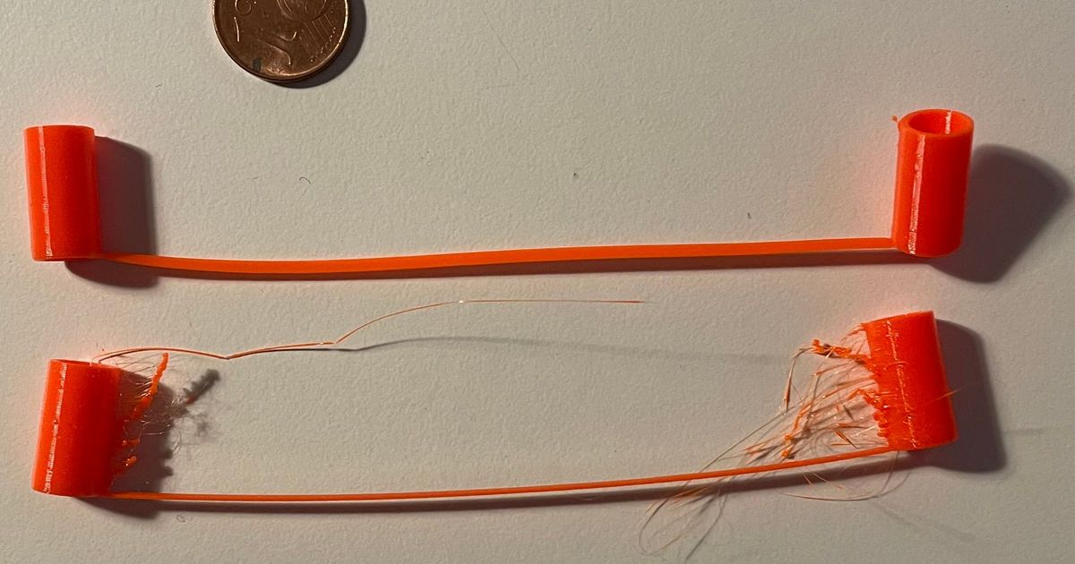 Stringing test (fast and cheap) by FilamenThor | Download free STL ...