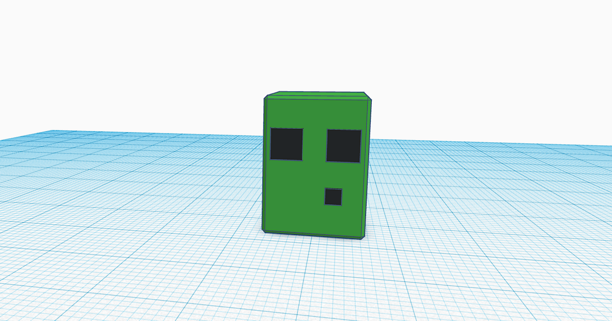 Lucky 13 Minecraft slime head by slime_1288 | Download free STL model ...