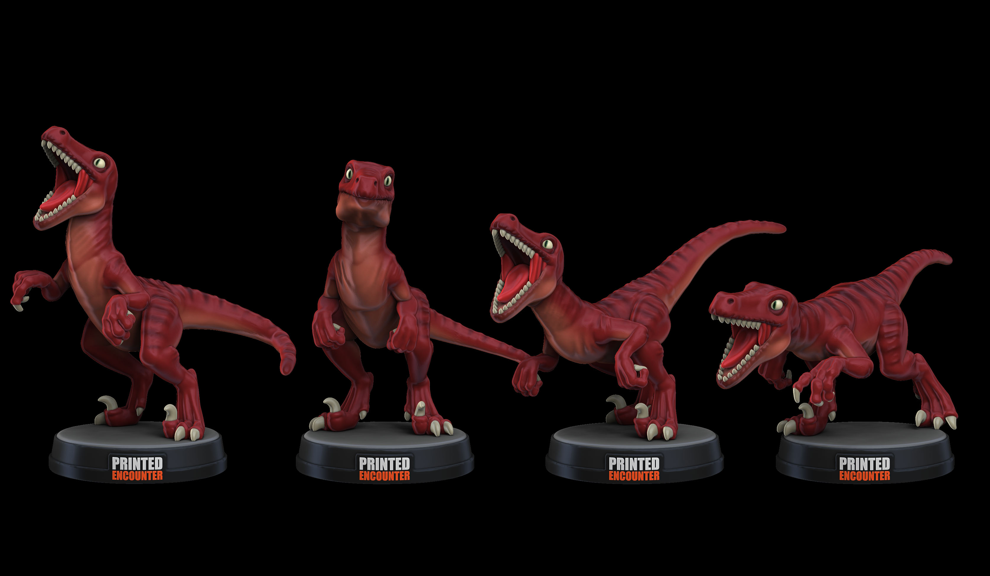 Raptors par Printed Encounter | Téléchargez gratuitement un modèle STL ...