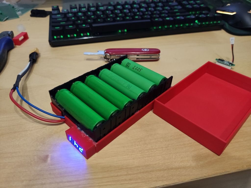 18650 6s box with bms by oki | Download free STL model | Printables.com