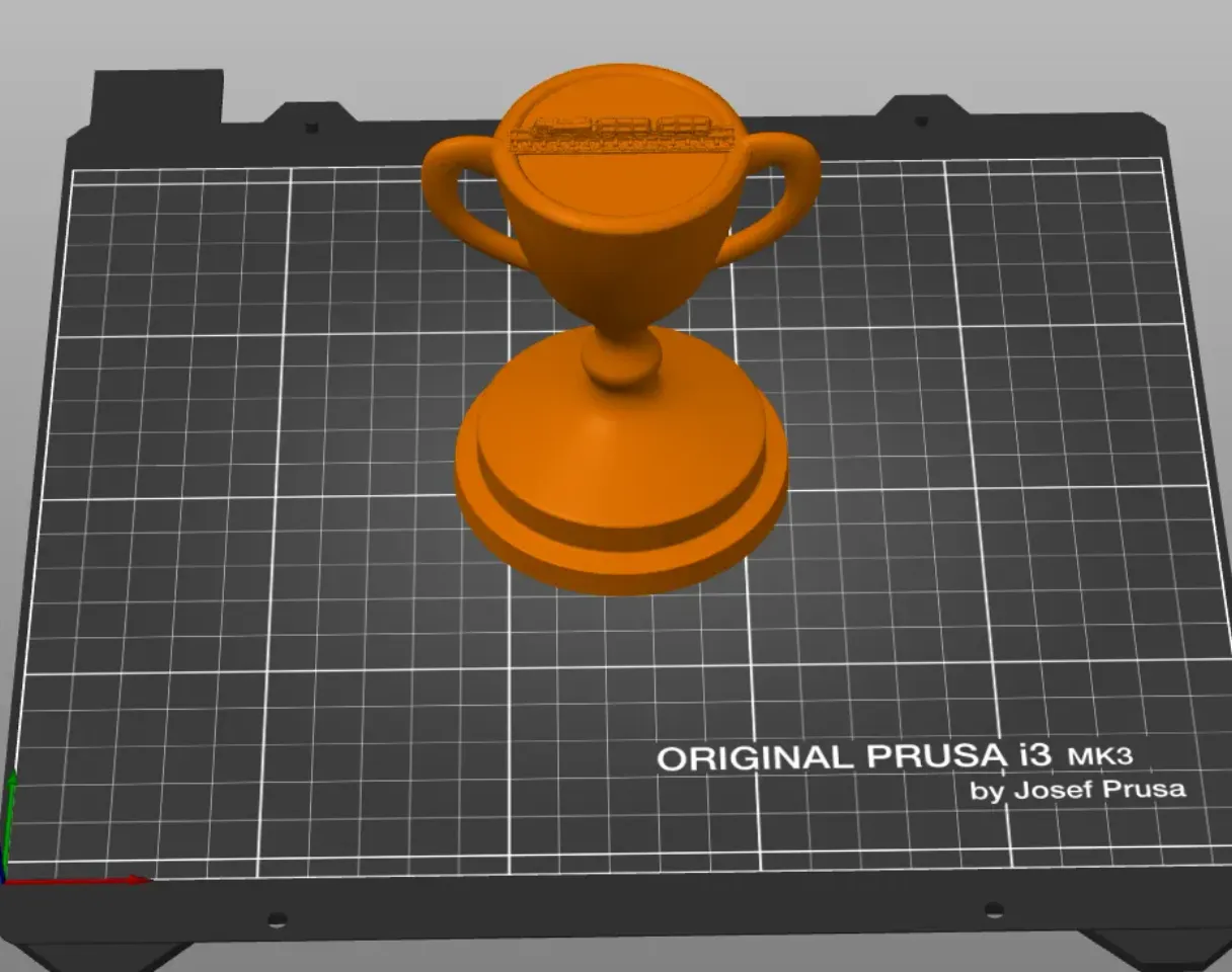 Train Trophy by Desert3DPrinting | Download free STL model | Printables.com
