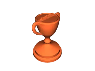 Train Trophy by Desert3DPrinting | Download free STL model | Printables.com