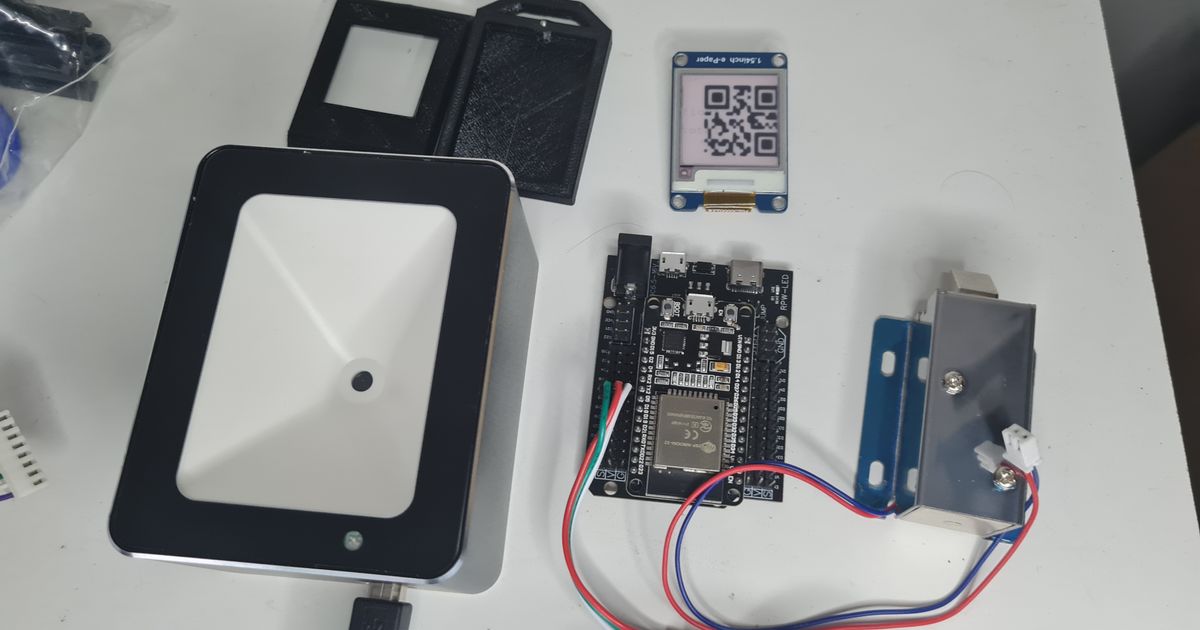 Door access QR-code reader by Yakroo108 | Download free STL model ...