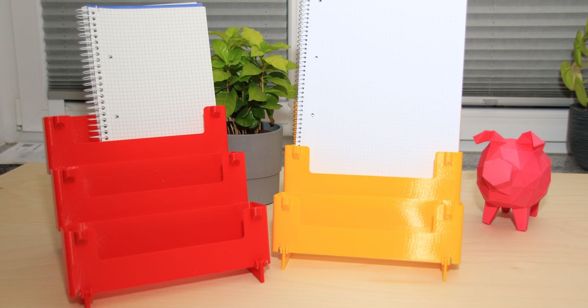 Deskorganizer for Papers by schl3nk3 | Download free STL model ...