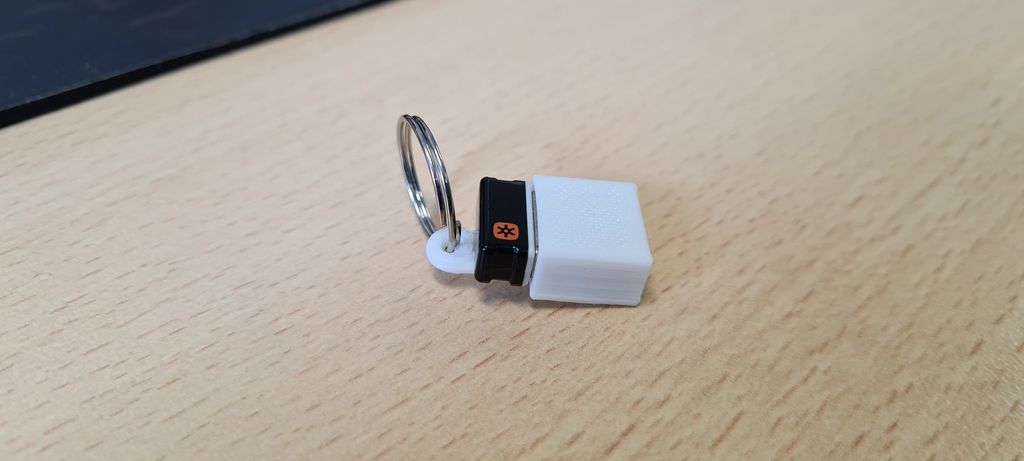 Logitech unifying / other micro dongle receiver case keyring by ...