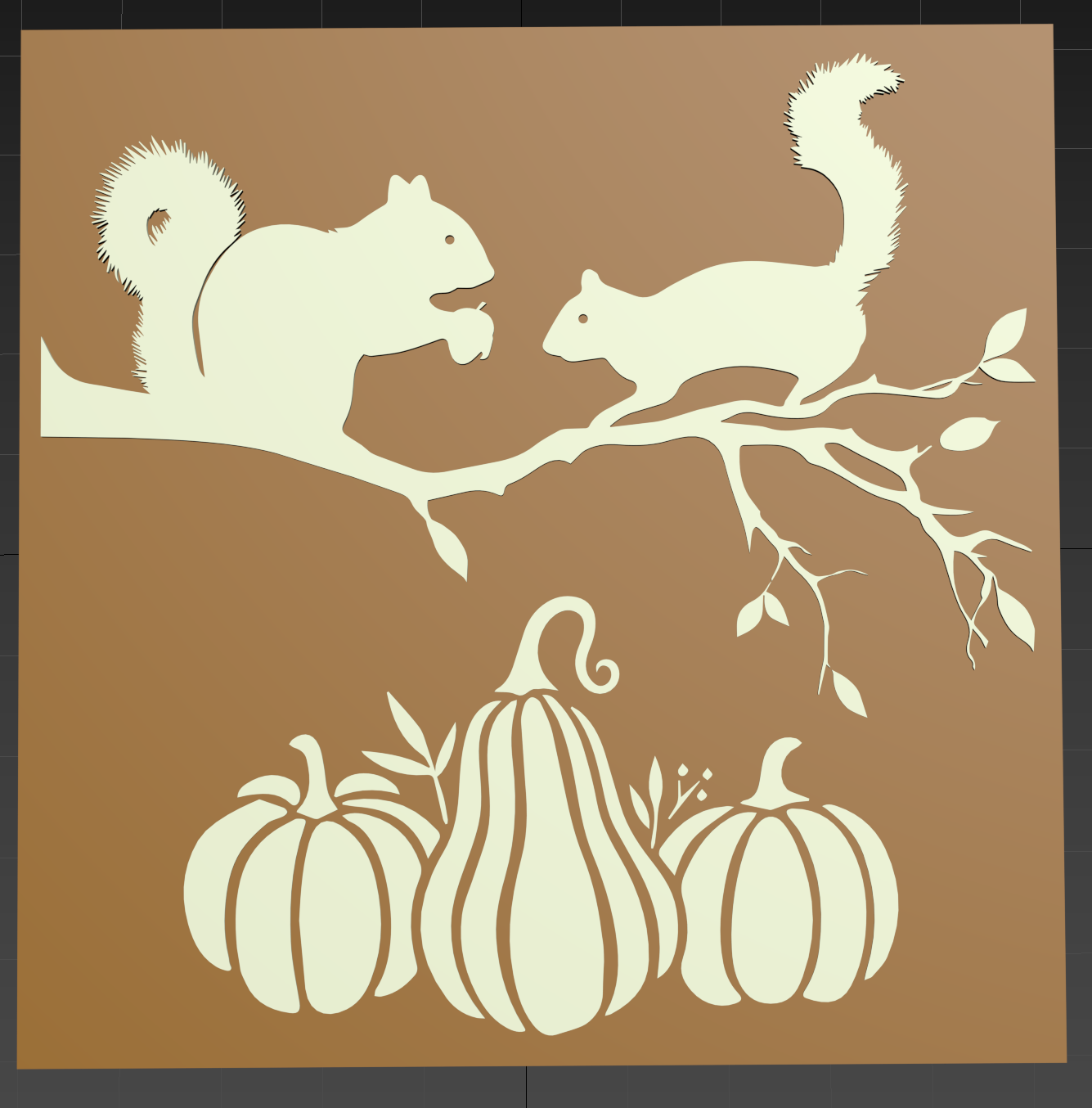 Fall/Harvest Panel Set for Seasonal Lantern with Interchangeable Panels ...