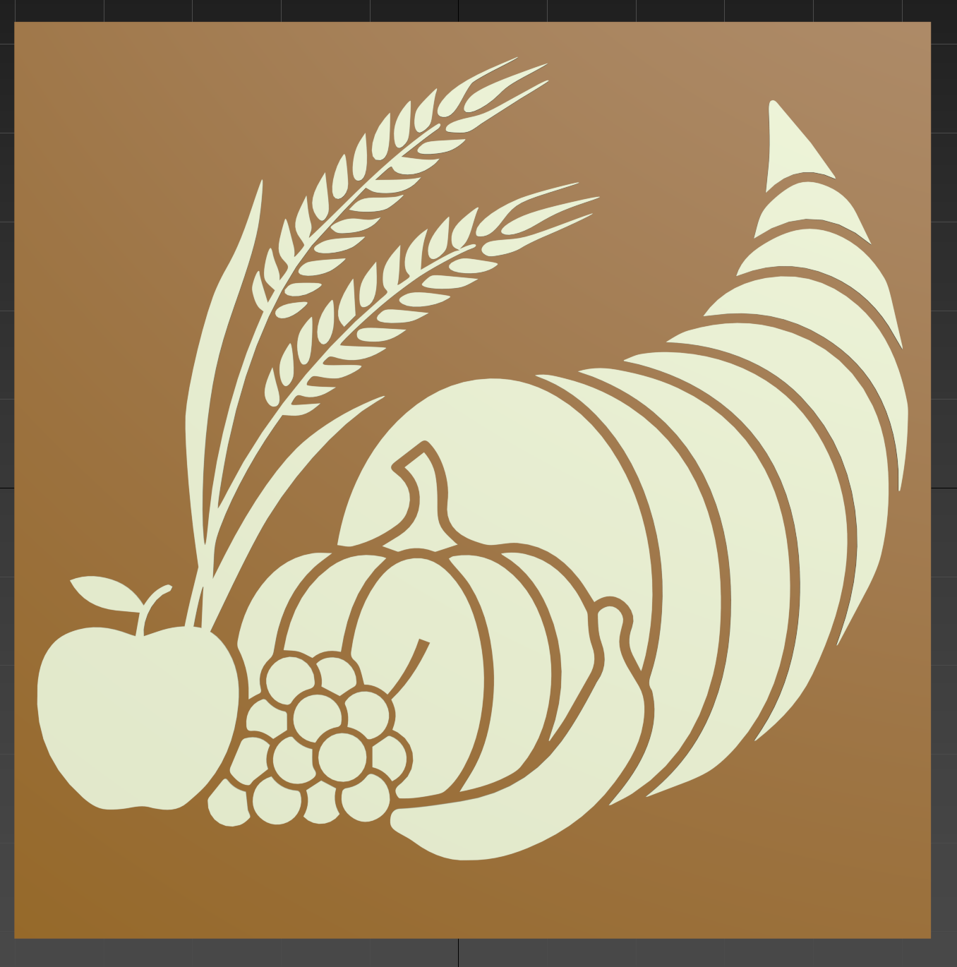 Fall/Harvest Panel Set for Seasonal Lantern with Interchangeable Panels ...