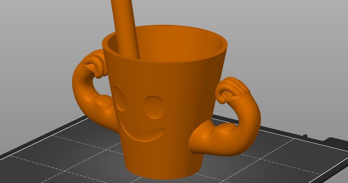 Smiling Boba Trophy by P3D Print Magic | Download free STL model | Printables.com