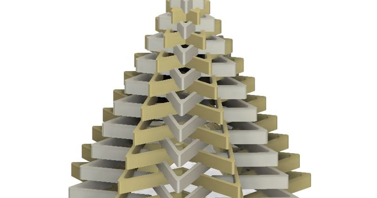 Stacking Christmas Tree by Maple Leaf Makers | Download free STL model ...