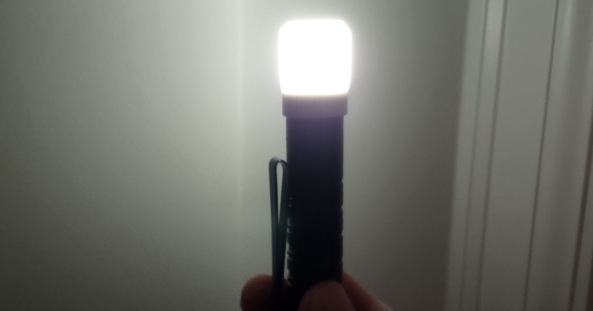 Olight i5T Flashlight Diffuser Cap by NoisyElectron | Download free STL ...