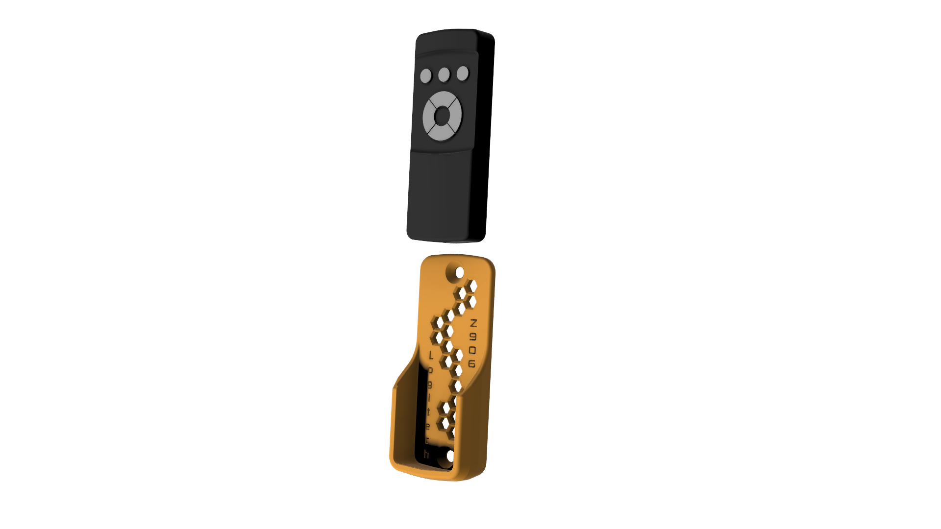 Logitech Z906 Remote Control Holder von Veracon | Kostenloses STL ...