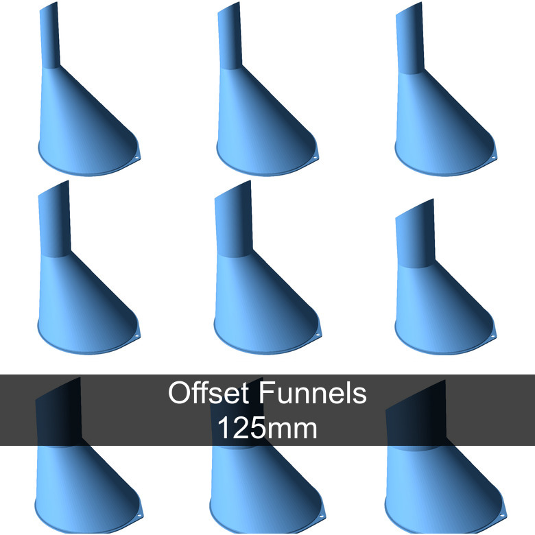 Off center Funnels. Various sizes 25mm to 200mm by Max | Download free ...