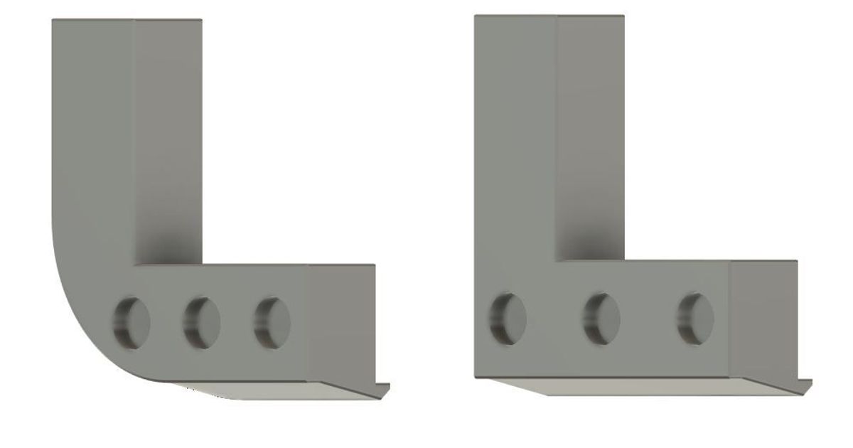 Bambu Lab X1 Spacers - top glass lid cover riser holder shim air vent ...