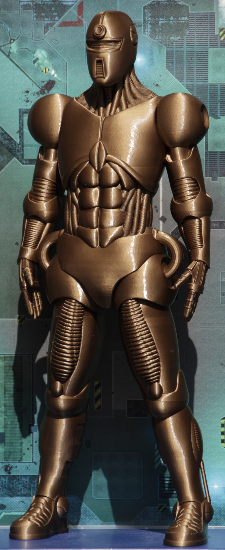 75cm Perfect Dark Training Robot by M.J. Caboose | Download free STL ...