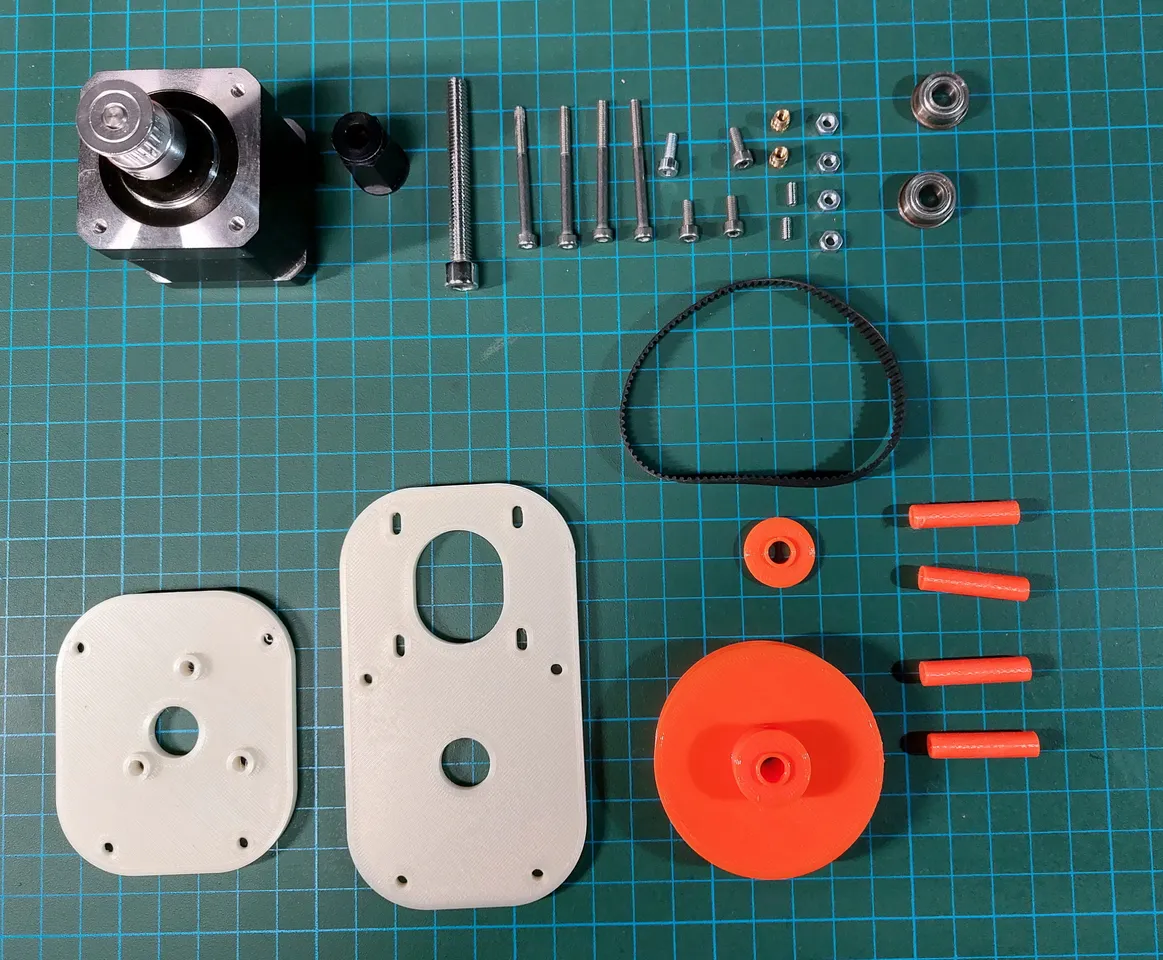 Nema 17 Timing Belt Reduction by xwing | Download free STL model ...
