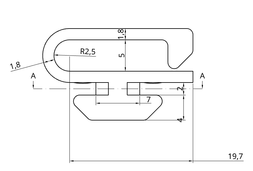 3030 extrusion Cable clip by Arthur_C | Download free STL model ...