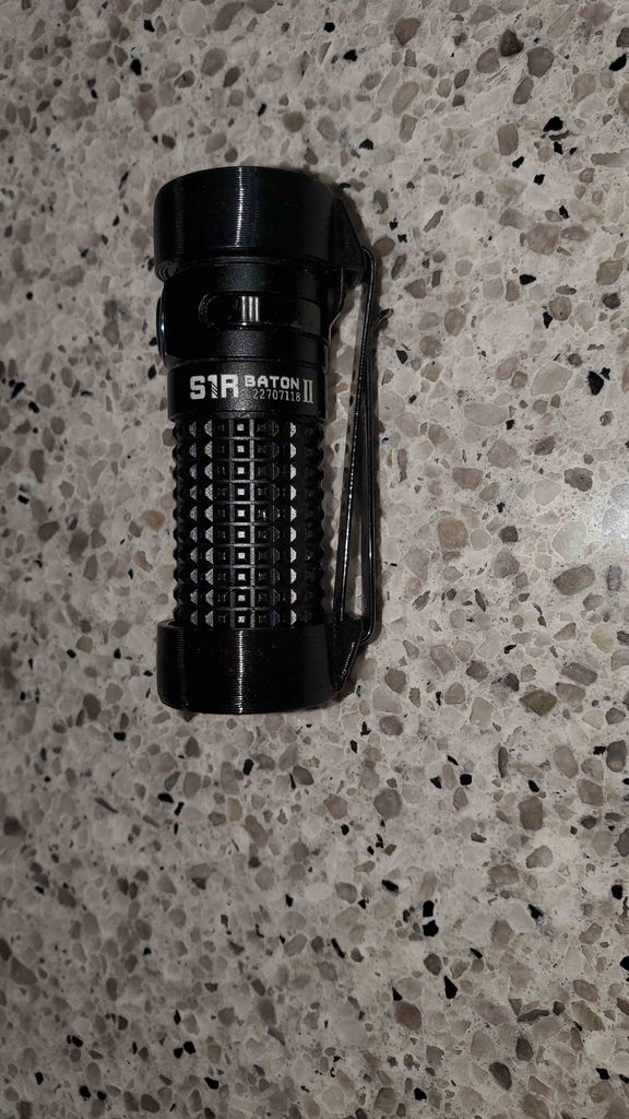 Olight Baton II and III lens and charging port cap TPU by Bert ...