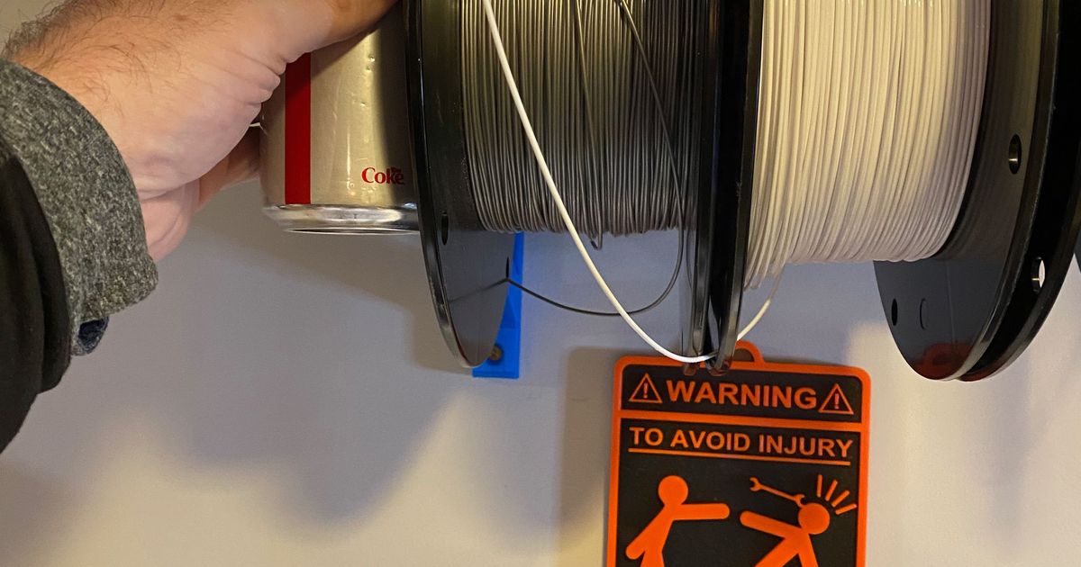 Lasercut matterHackers 5lb Large Spool Guide by Henryhbk | Download ...
