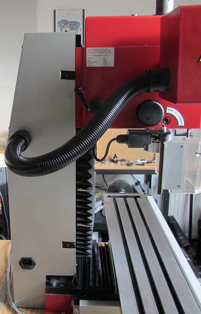 DRO Mounting kit for Paulimot Sieg SX2.7L Mill by Projunk | Download ...