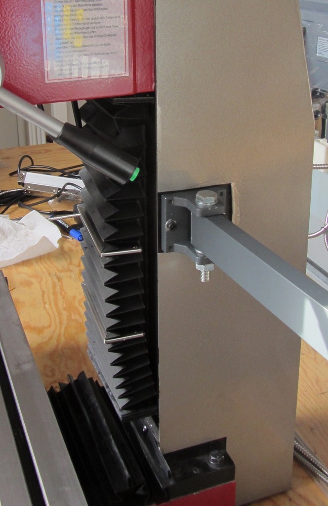 DRO Mounting kit for Paulimot Sieg SX2.7L Mill by Projunk | Download ...