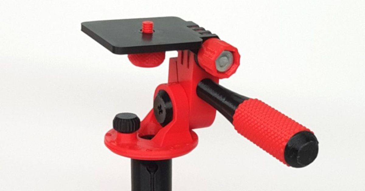 Rotate and Tilt (3 Axis) Camera Mount for Tripod by MartinP | Download ... Rotate and Tilt (3 Axis) Camera Mount for Tripod by MartinP | Download ...