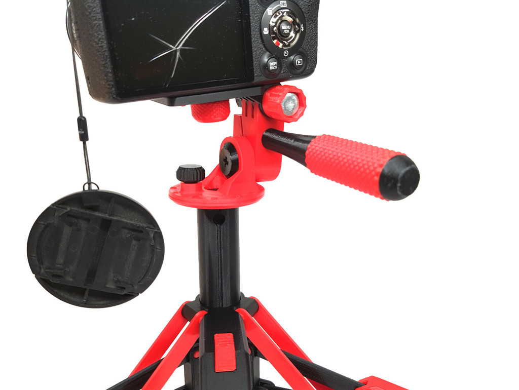 Rotate and Tilt (3 Axis) Camera Mount for Tripod by MartinP | Download ... Rotate and Tilt (3 Axis) Camera Mount for Tripod by MartinP | Download ...