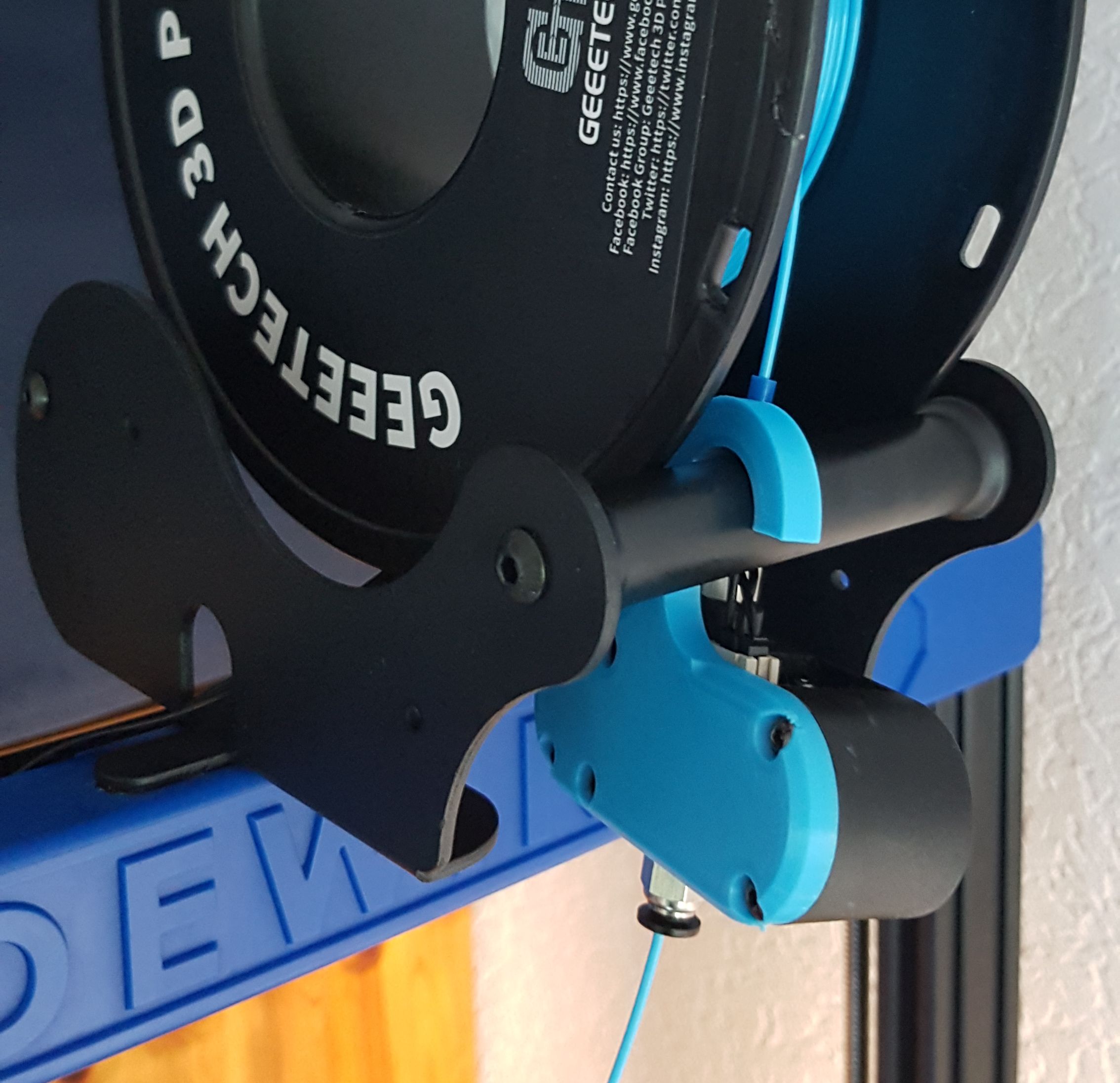 Holder for Smart Filament Sensor (by BigTreeTech) for top spool (e.g ...