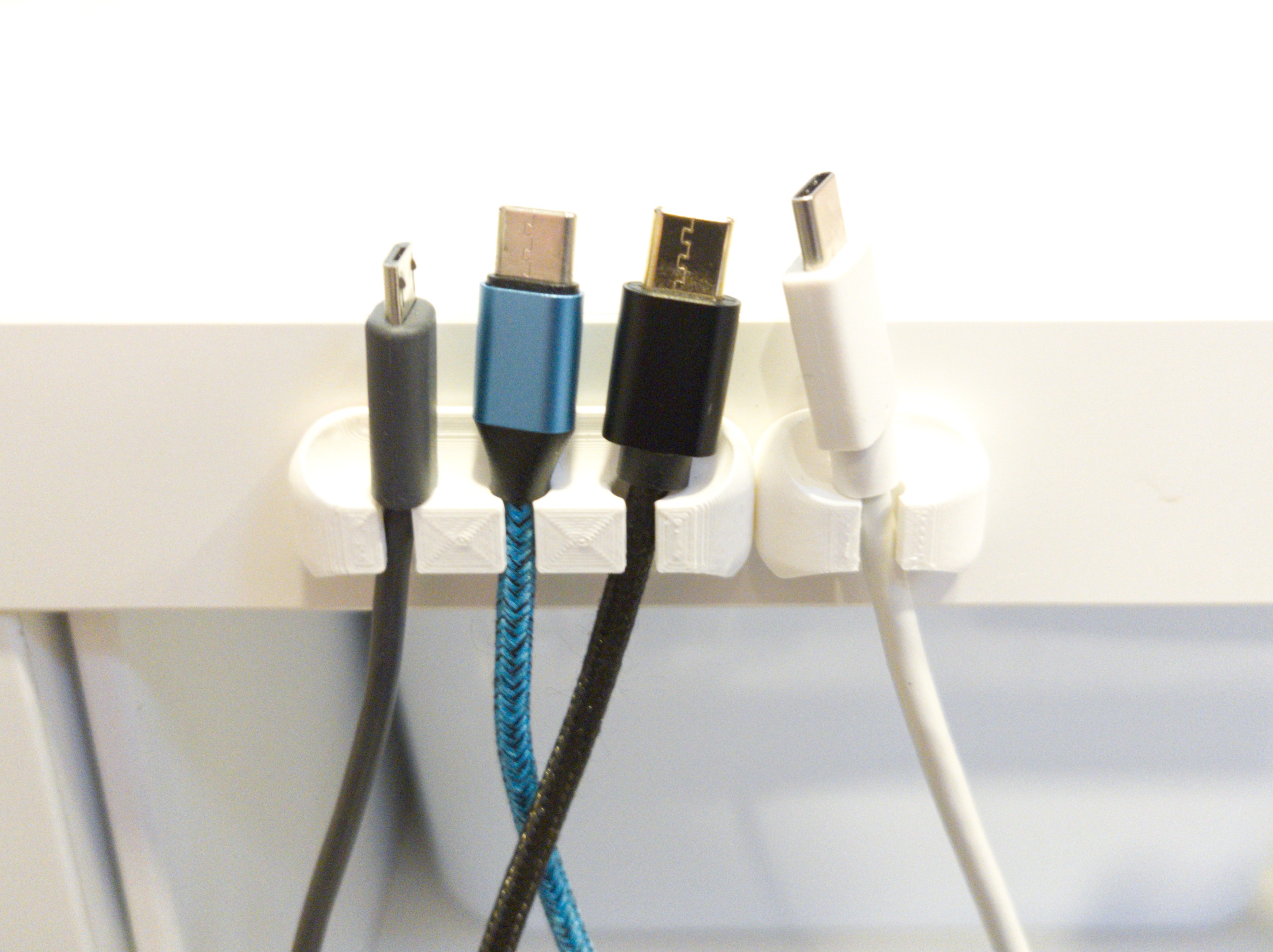 Cable Holders. Choose Your GAP! With clips for screw mounting. by Rob ...