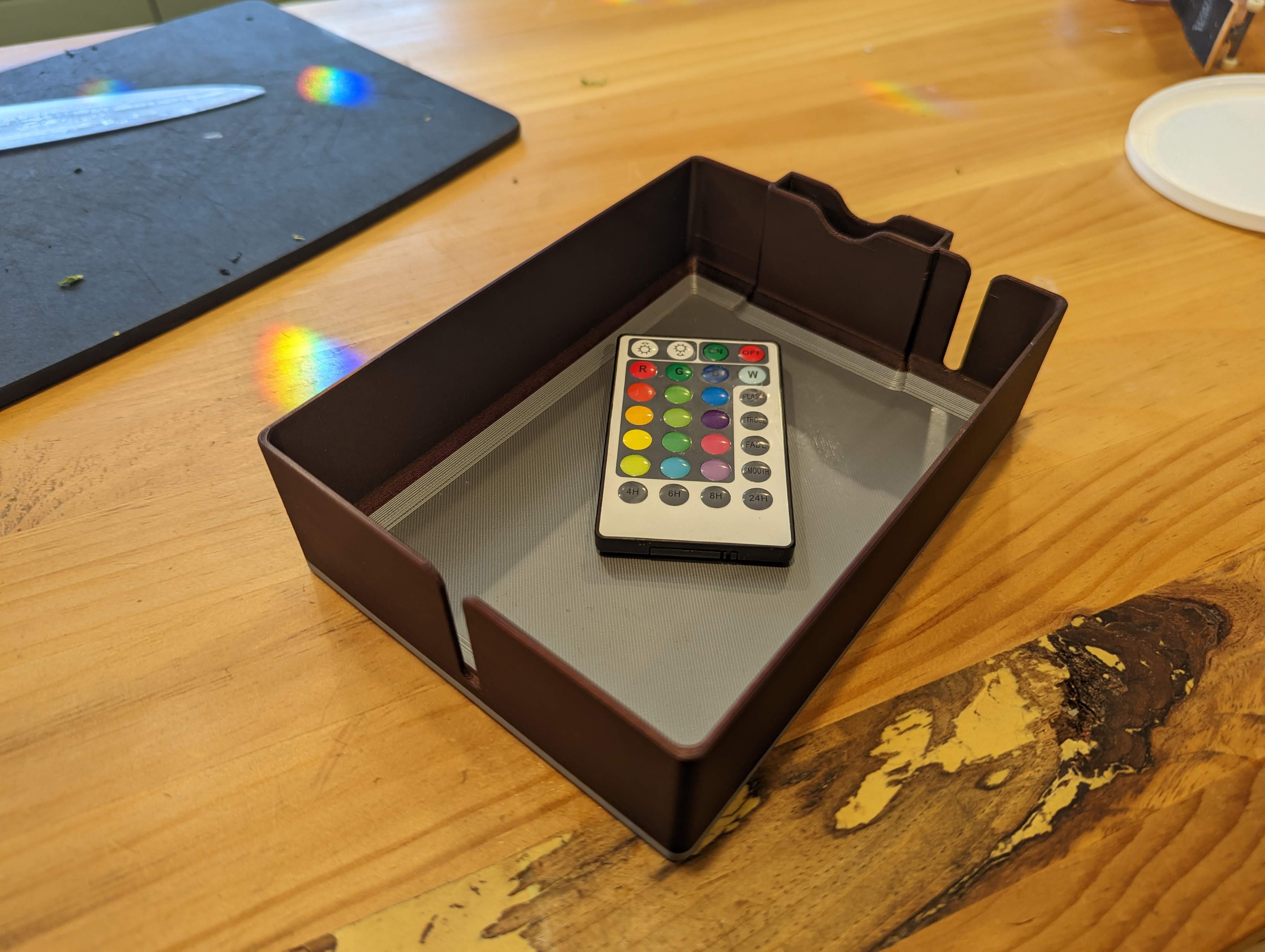 Bedside box for LED remote and things you don't want to lose by Eli ...