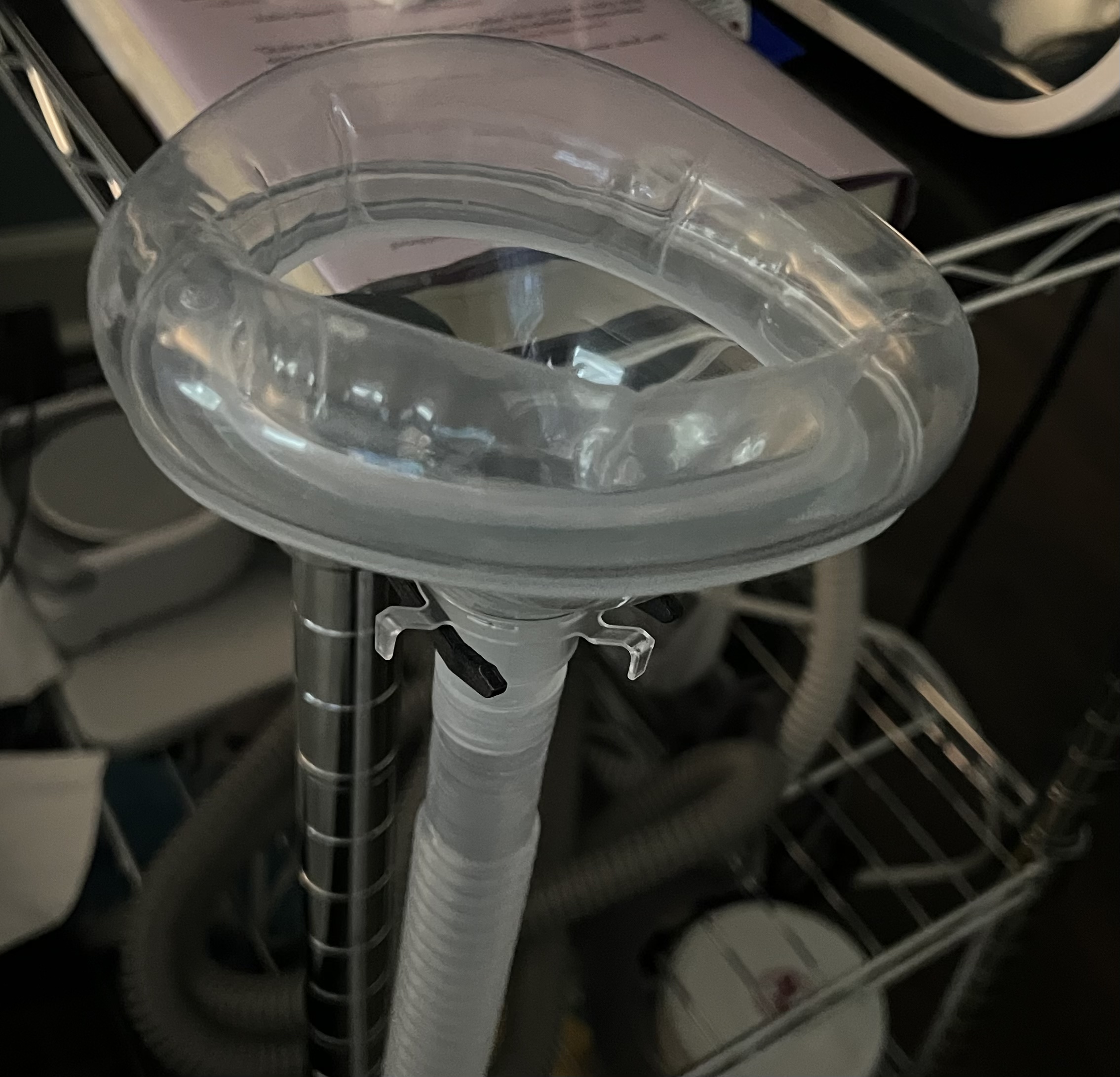 Medical Cart Mask Hook by dmwilco | Download free STL model ...