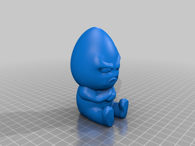 Grumpy Eggs von MysticSaige | Kostenloses STL-Modell herunterladen ...