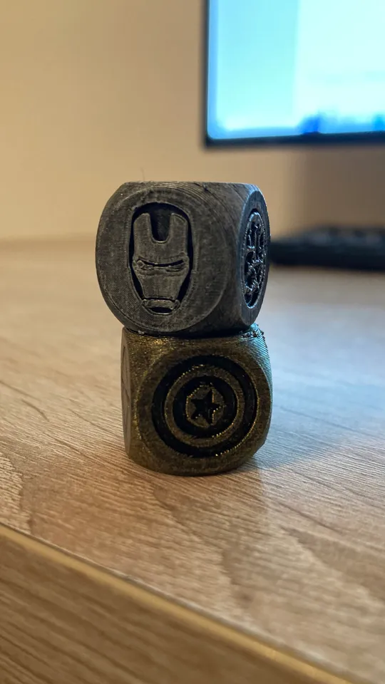 Avengers dice by jumbre23 | Download free STL model | Printables.com