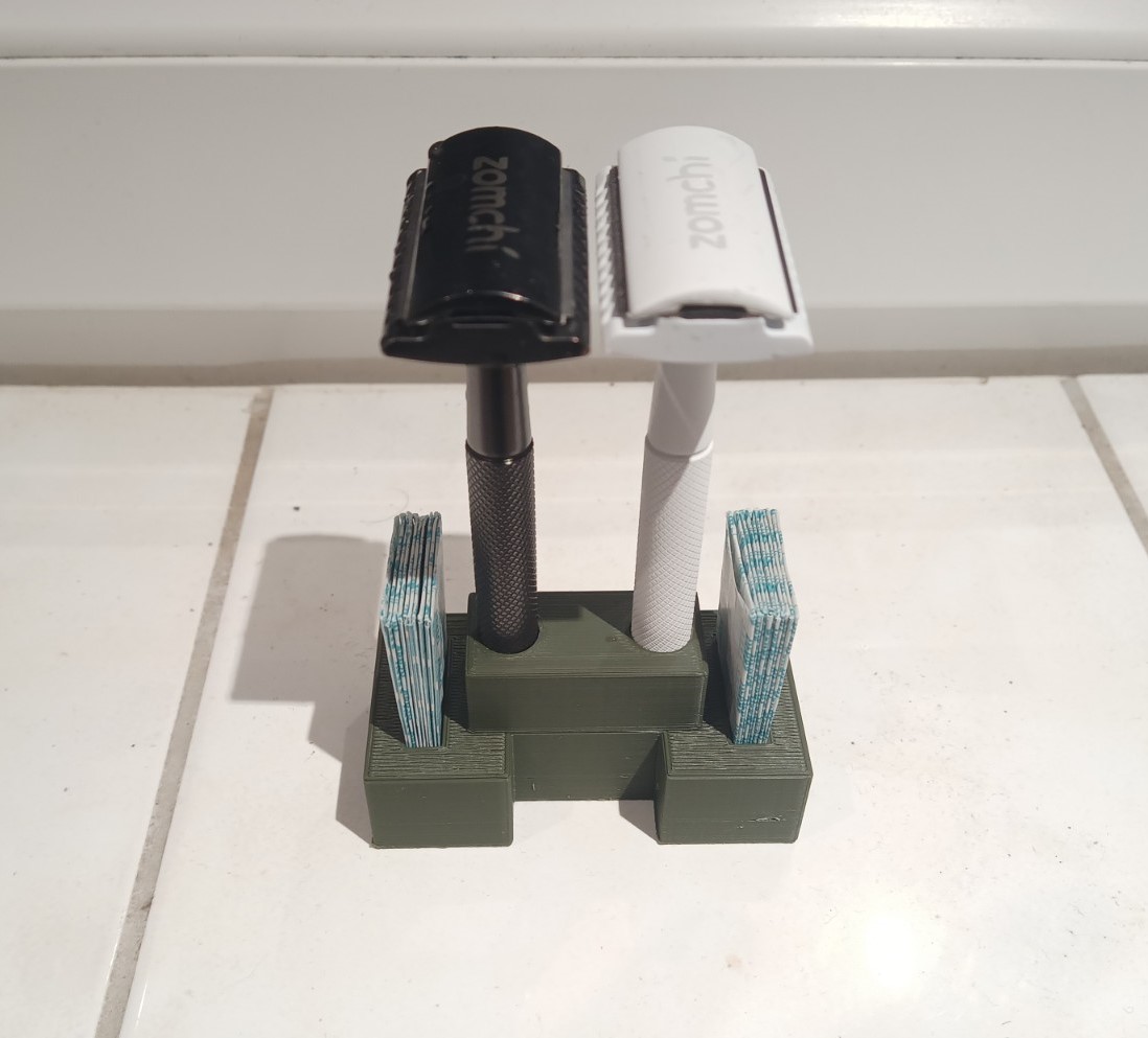 Safety-Razor Stand (single and double stands) by GearGrease | Download ...