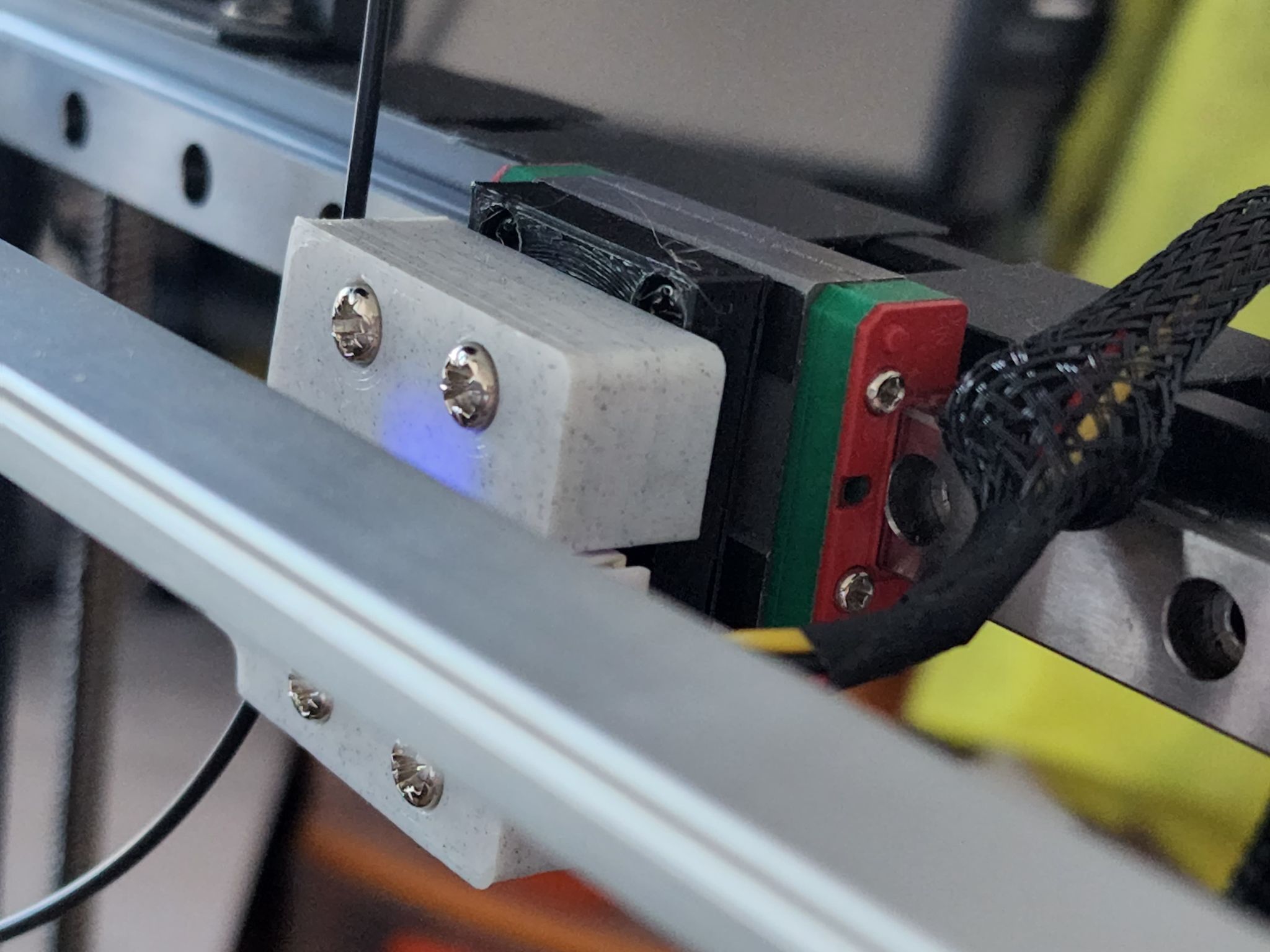 Ender 3 V2 Filament Runout Sensor Linear Rail Mount by Lewys Martin ...