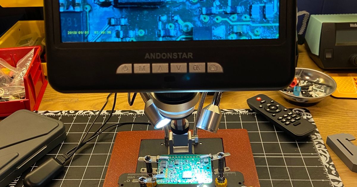 Andonstar Microscope Base Extension by rk3d | Download free STL model ...