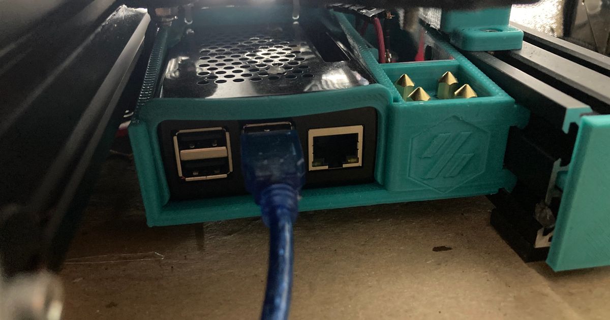 Raspberry Pi 4b Case for Ender-3 by Mentyes | Download free STL model ...