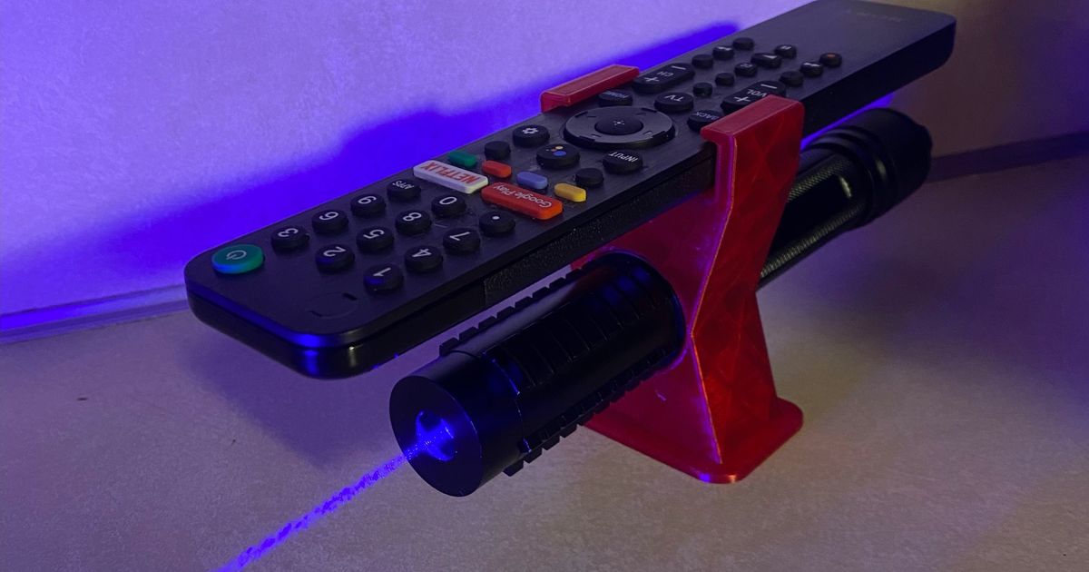 High Power Laser Guided Remote Holder by austin | Download free STL ...