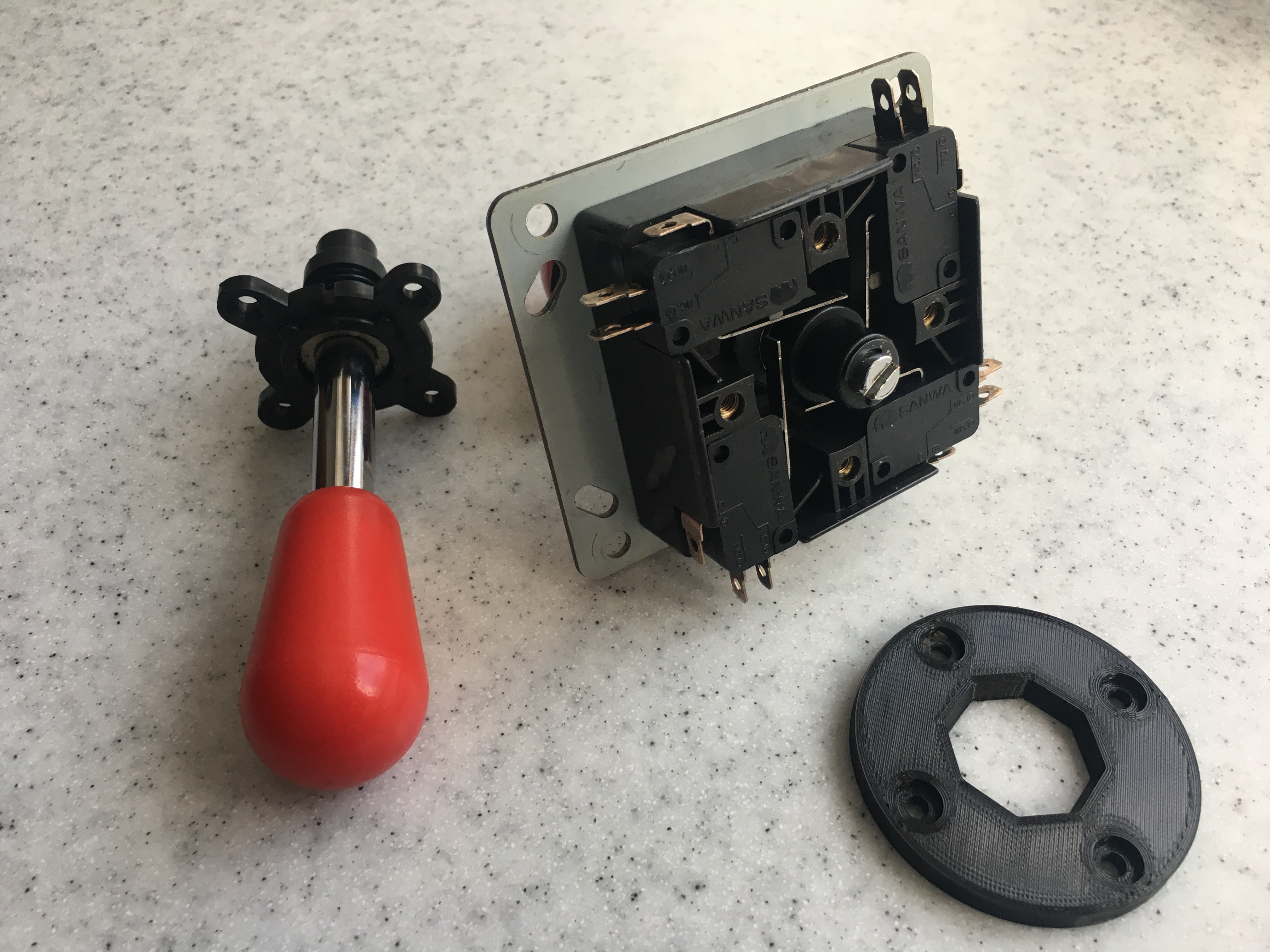 8-way Directional restrictor for the Sanwa JLW arcade joystick by TSB ...