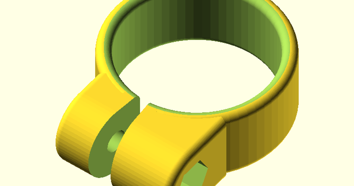 Flexible tube / hose clamp by SE | Download free STL model | Printables.com