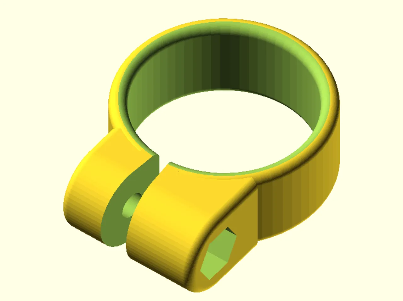 Flexible tube / hose clamp by SE | Download free STL model | Printables.com
