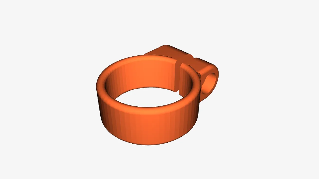 Flexible tube / hose clamp by SE | Download free STL model | Printables.com