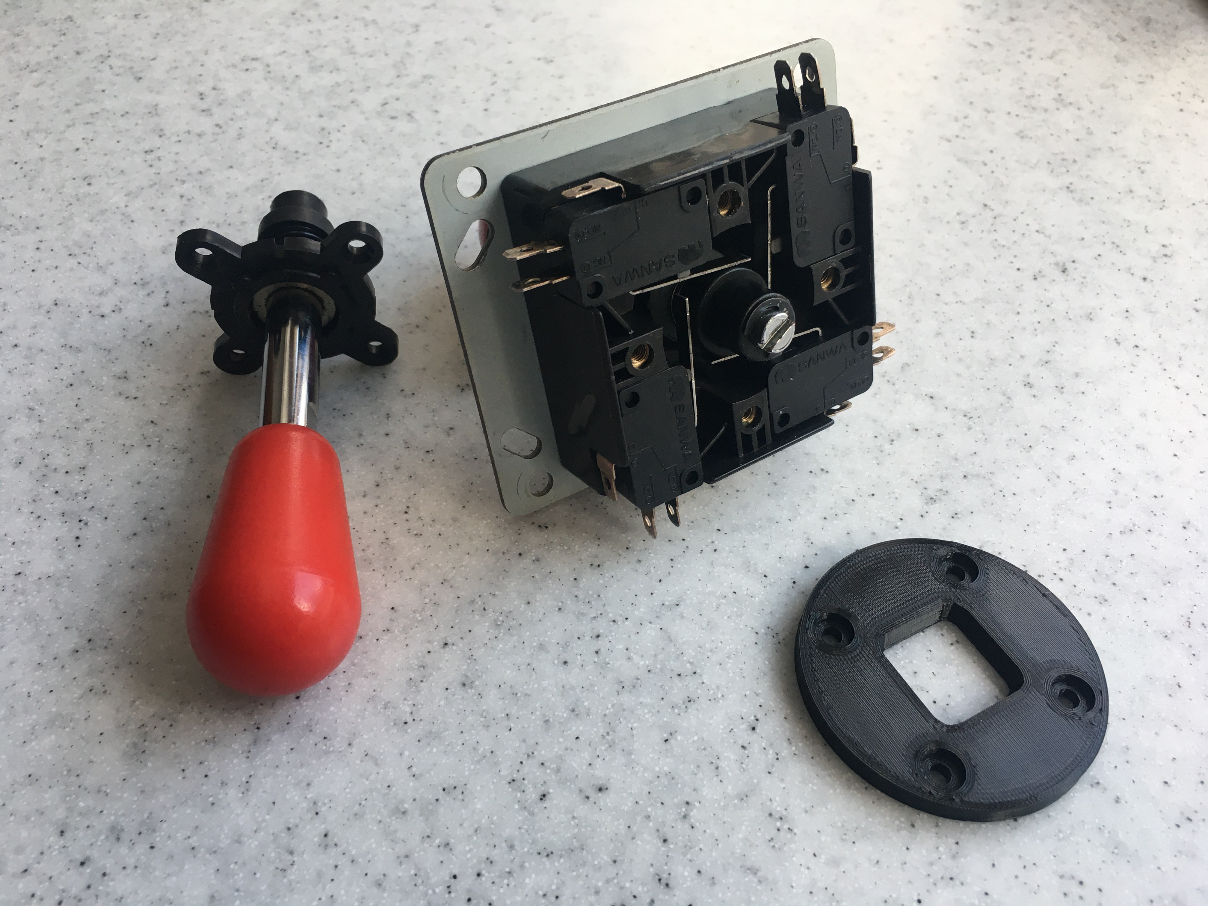 4-way Directional restrictor for the Sanwa JLW arcade joystick by TSB ...