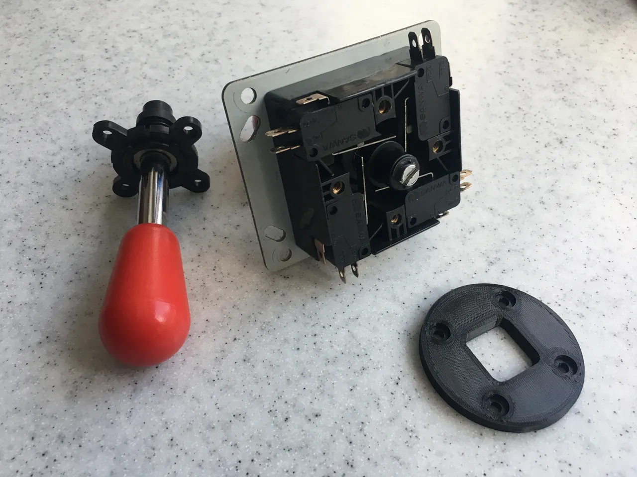 4-way Directional restrictor for the Sanwa JLW arcade joystick by TSB ...