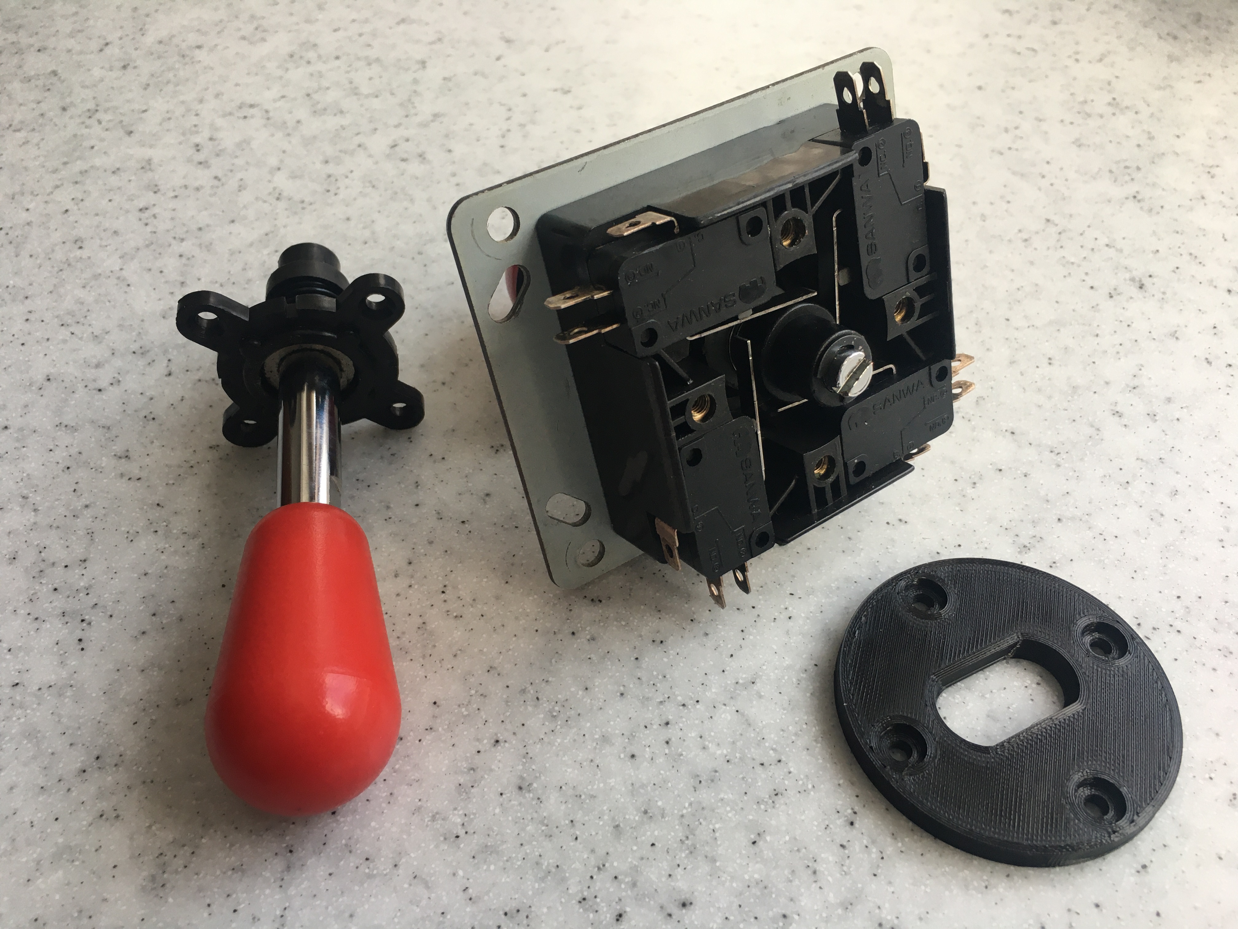 2-way Directional restrictor for the Sanwa JLW arcade joystick by TSB ...