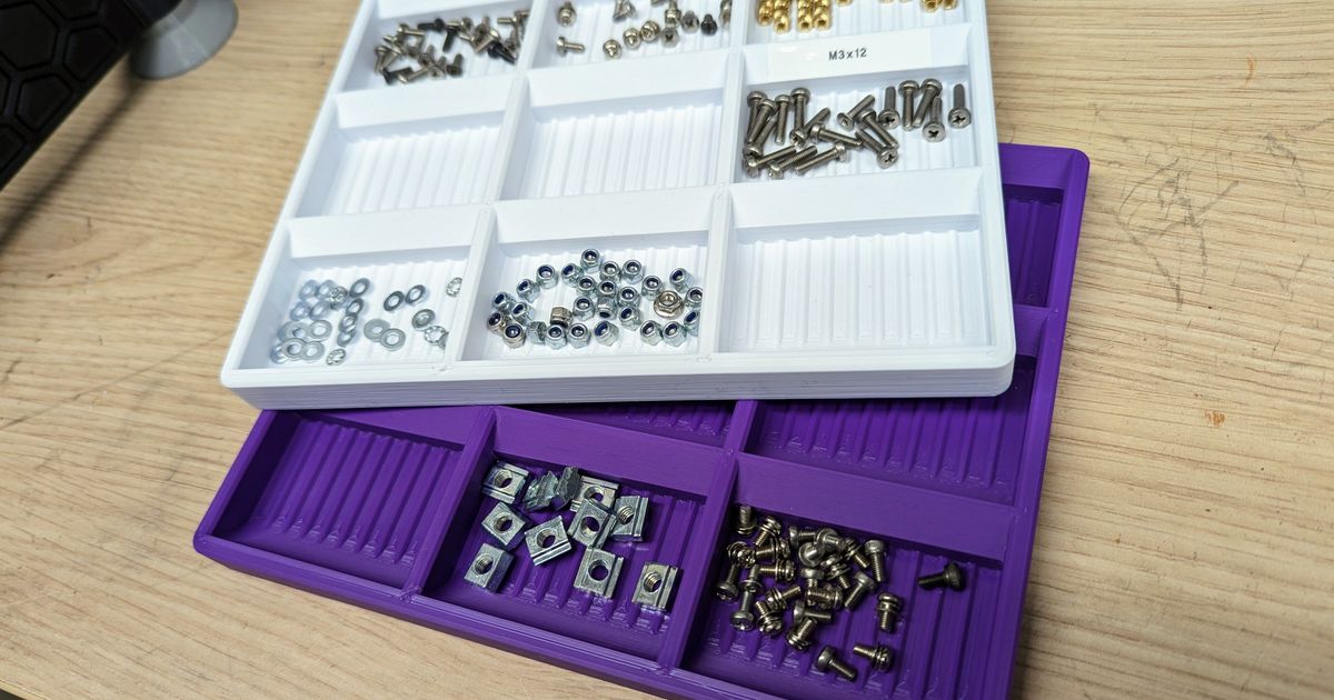 Sorting Tray by Robin Vellekoop | Download free STL model | Printables.com