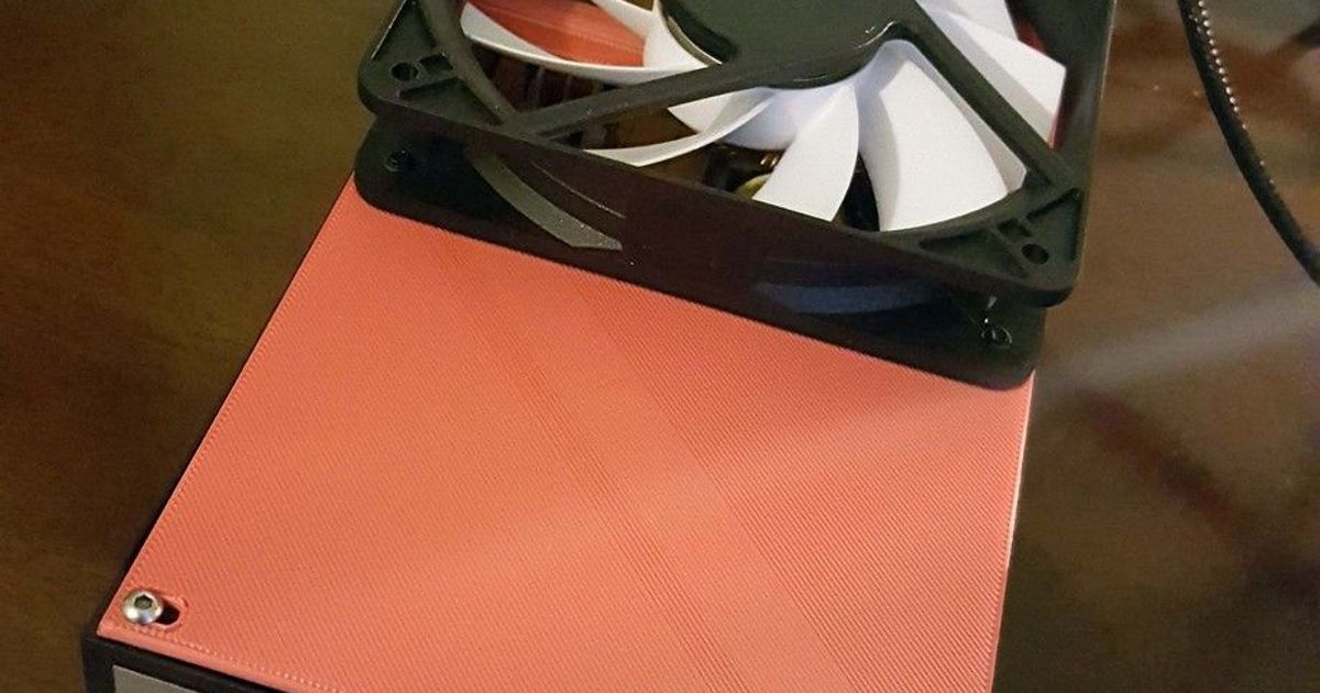 CR10 120mm Fan mod for Control Box by Kashinoda | Download free STL ...